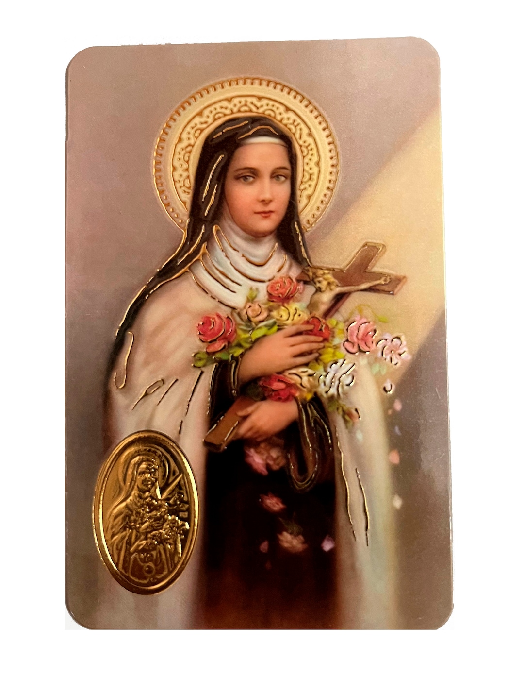 Saint Theresa Little Flower Prayer Card - Etsy