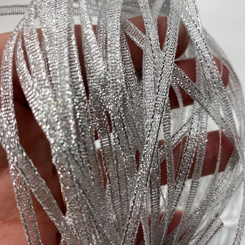 Silver Tinsel - Etsy