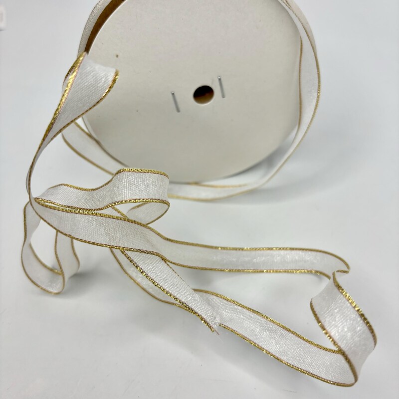 Gold Edge Ribbon - Etsy