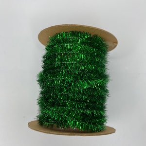 Choice of Aged Wired Tinsel Garland Colors, 72" Long Each, Choice of ...