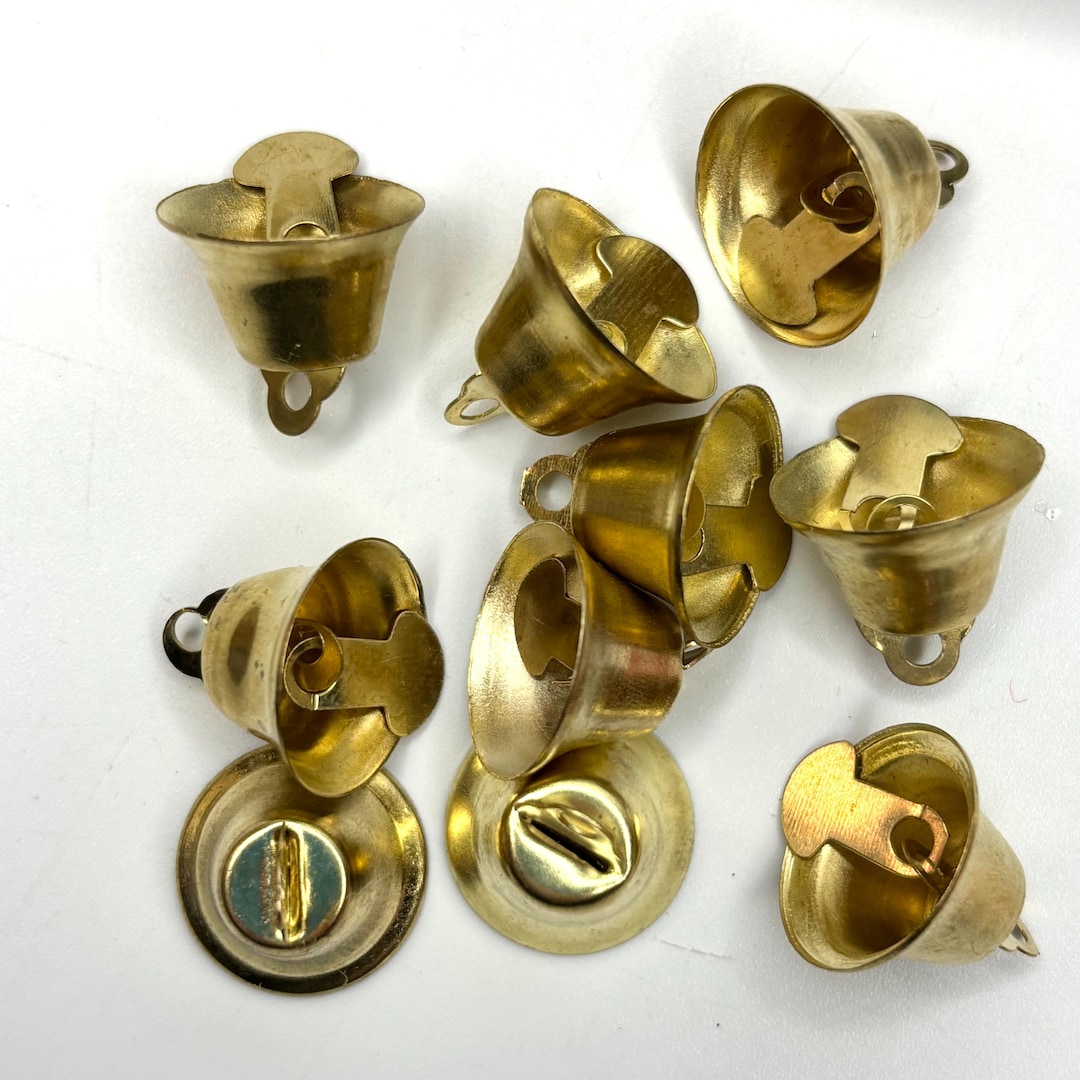Mini Gold Jingle Bells: 15mm Liberty Bells for Christmas Crafts, 10+/pk ...