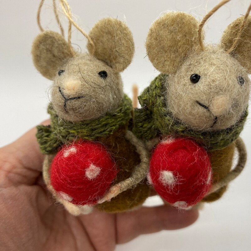 Felt Mice - Etsy