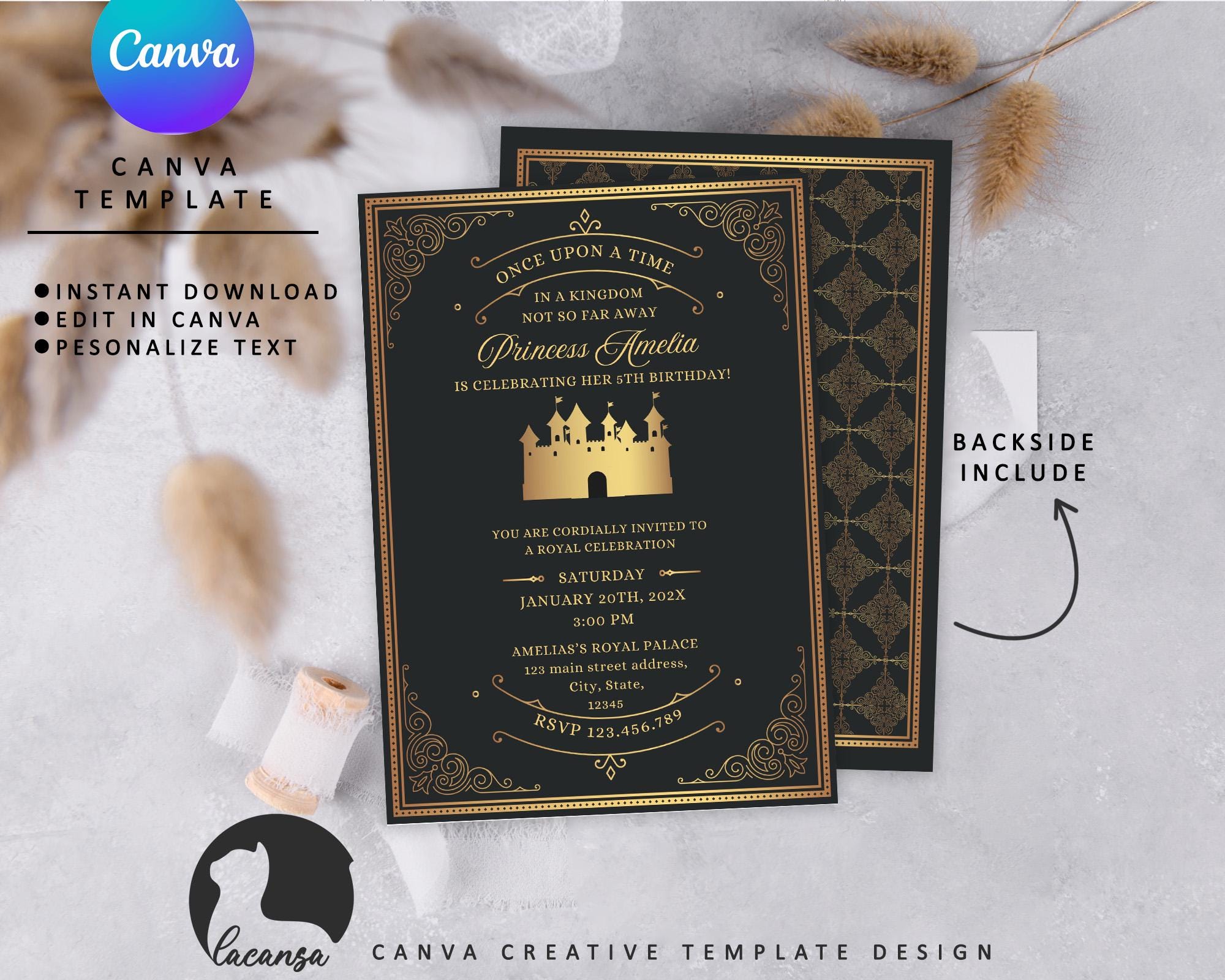 Editable Story Book Fairytale Birthday Invitation, Instant Download ...