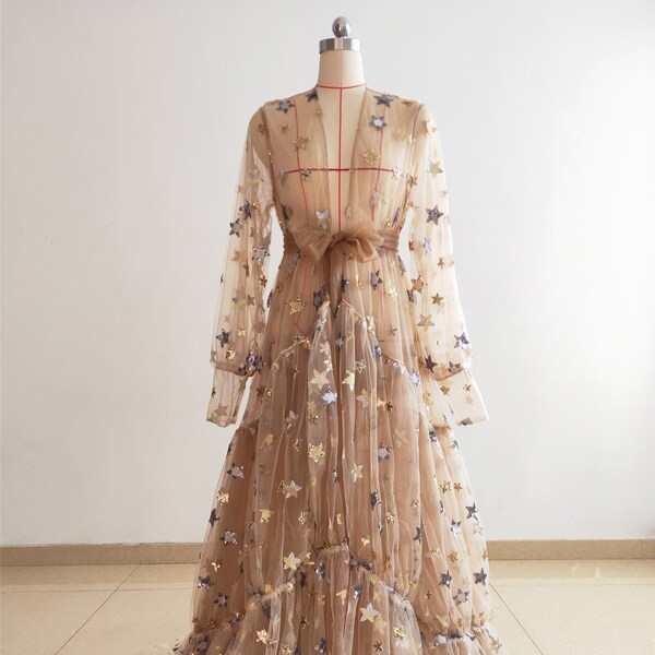 Tulle Maternity Robe - Etsy