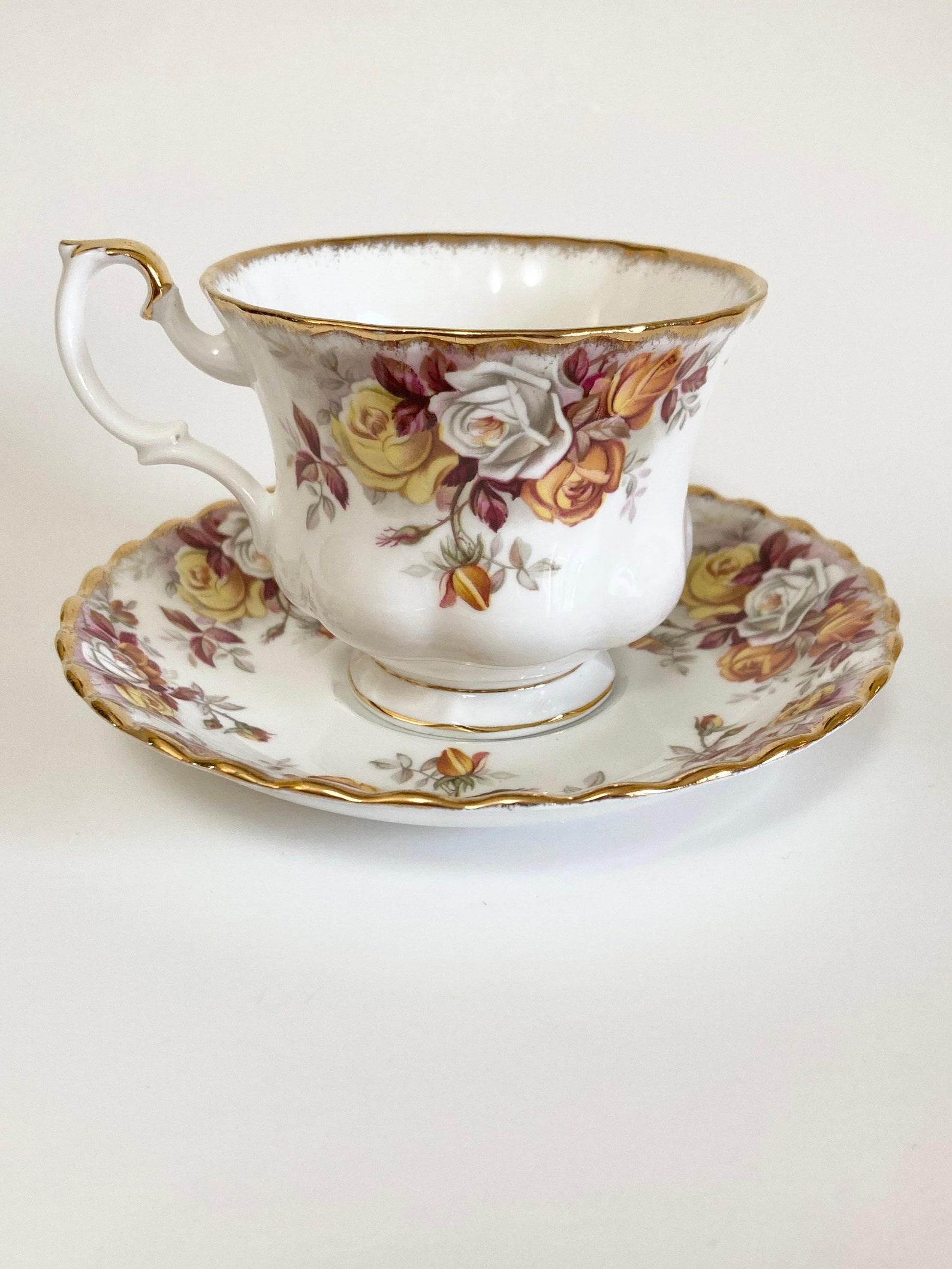 Royal Albert Lenora Montrose Tea Cup & Saucer Set Please Read - Etsy