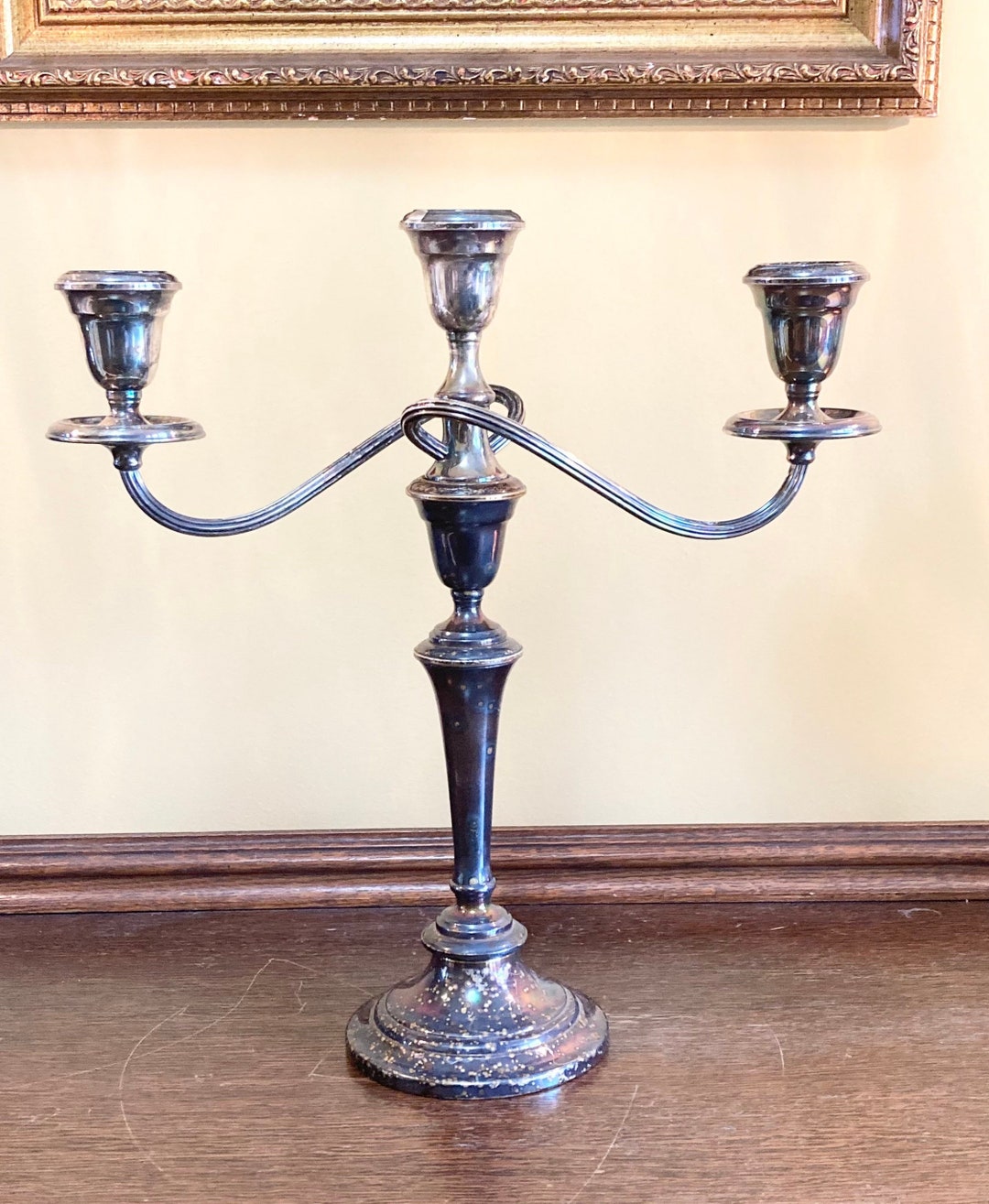 Vintage Gorham Candelabra Silver Plated 14 1/2 Tall With - Etsy