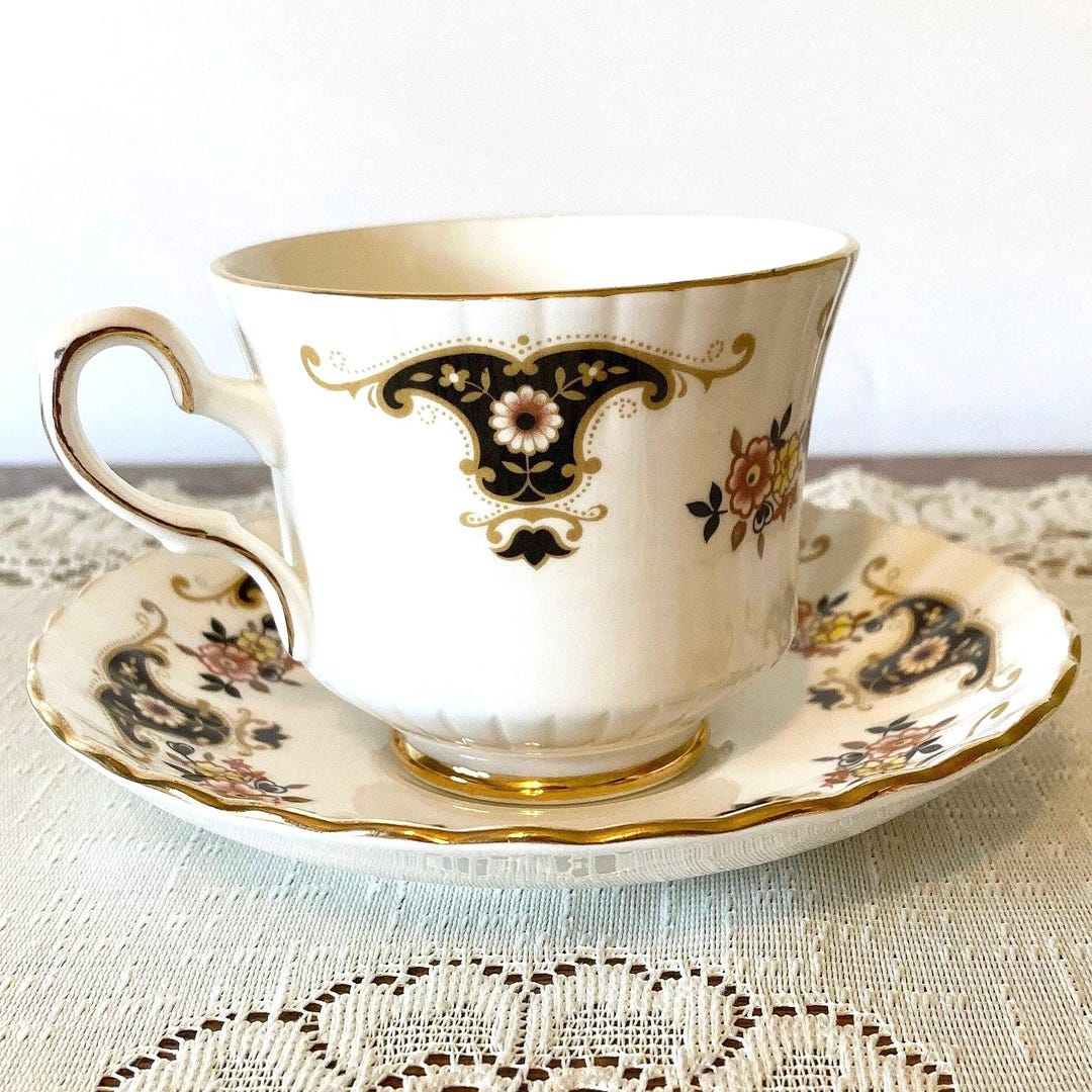Royal Stafford Balmoral Tea Cup and Saucer, AS IS - Etsy