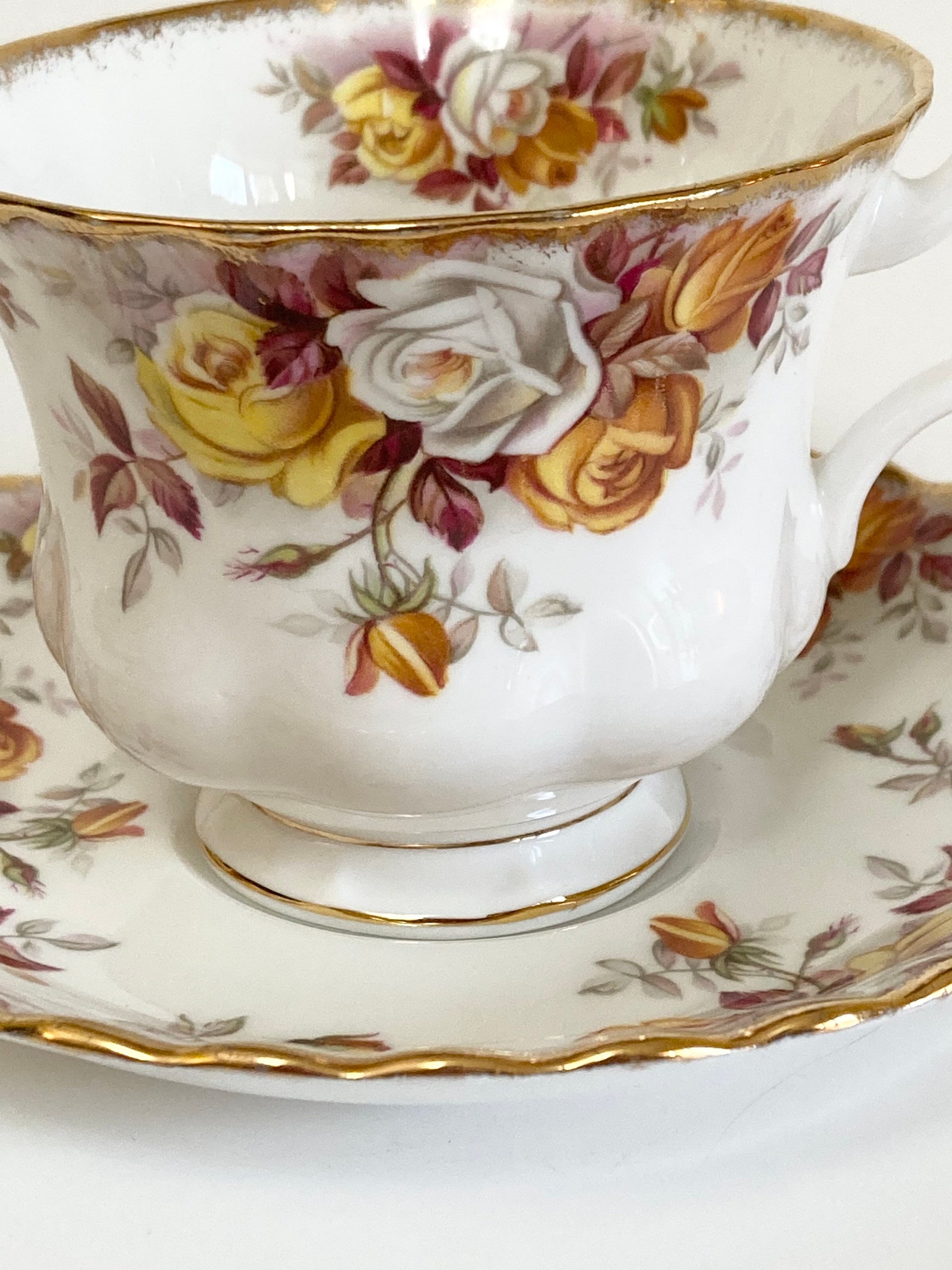 Royal Albert Lenora Montrose Tea Cup & Saucer Set Please Read - Etsy