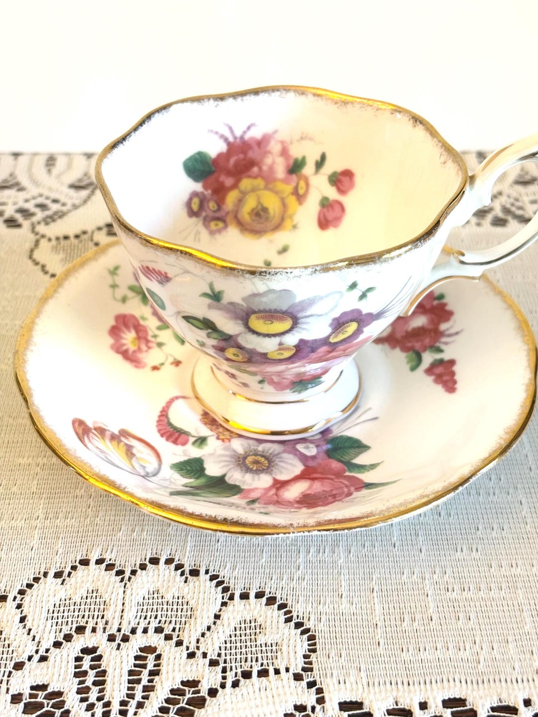 Royal Albert Lady Angela Tea Cup Saucer - Etsy