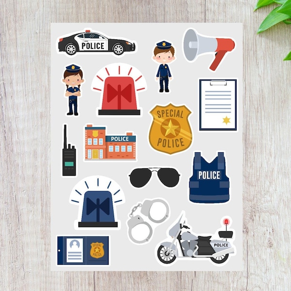 Police Stickers - Etsy