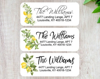 Custom Lemon Labels - Etsy