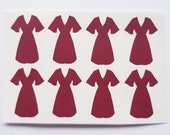 20 Dress Stickers Dress Decals Envelope Seals Party | Etsy