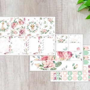 Flower Planner Stickers, Planner Sticker Kit, Weekly Stickers Kit ...