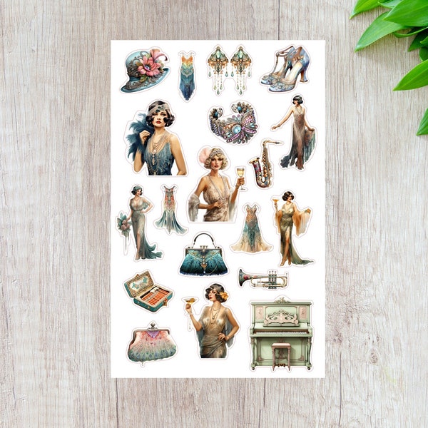 1920s Stickers - Etsy