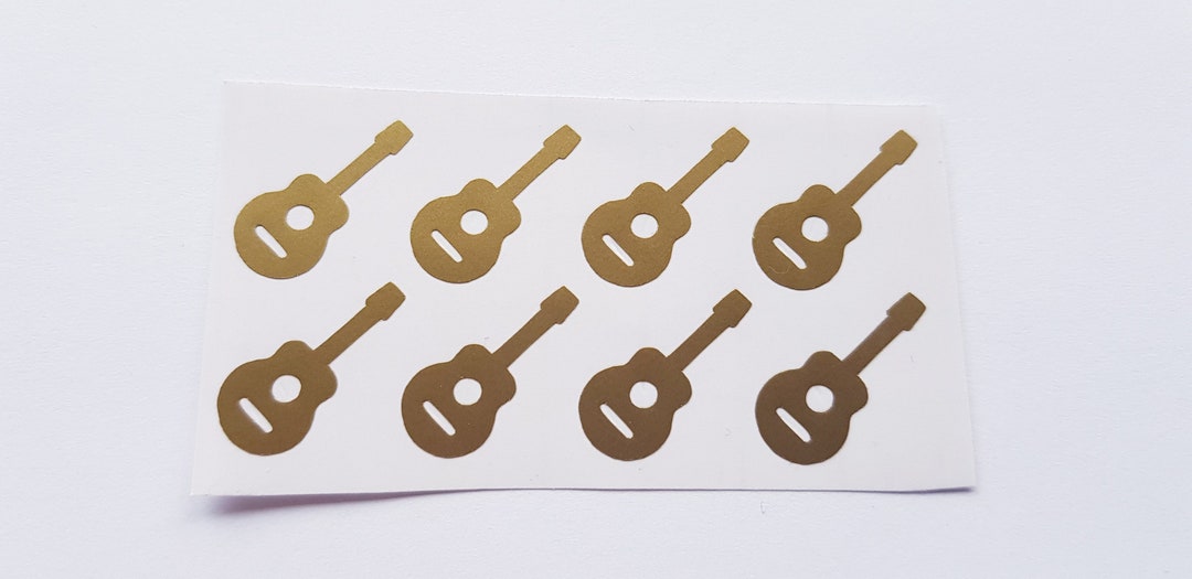 20 Guitar Stickers, Guitar Decals, Music Stickers, Wall Decor ...