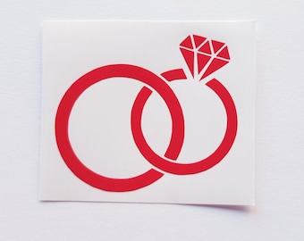 Engagement Ring Sticker - Etsy
