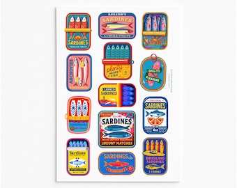 Sardine | Sticker - Etsy