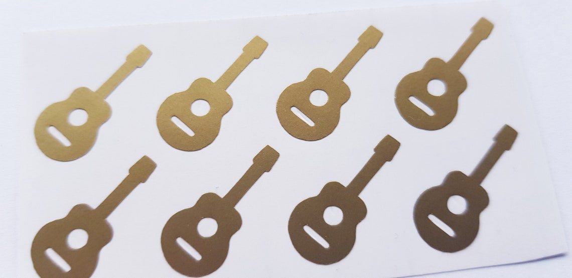 20 Guitar Stickers Guitar Decals Music Stickers Wall Decor - Etsy