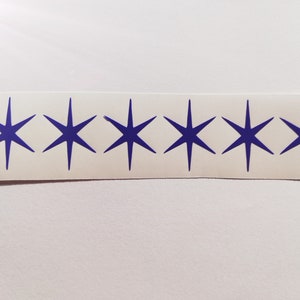 20 Christmas Star Stickers Star Decals Nursery Decor Wall - Etsy