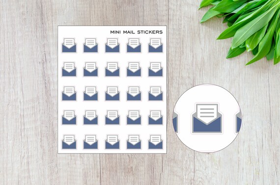 Mini Mail Stickers Icon Stickers Functional Stickers Multi | Etsy