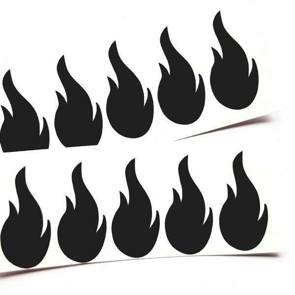 Flame Decals - Etsy