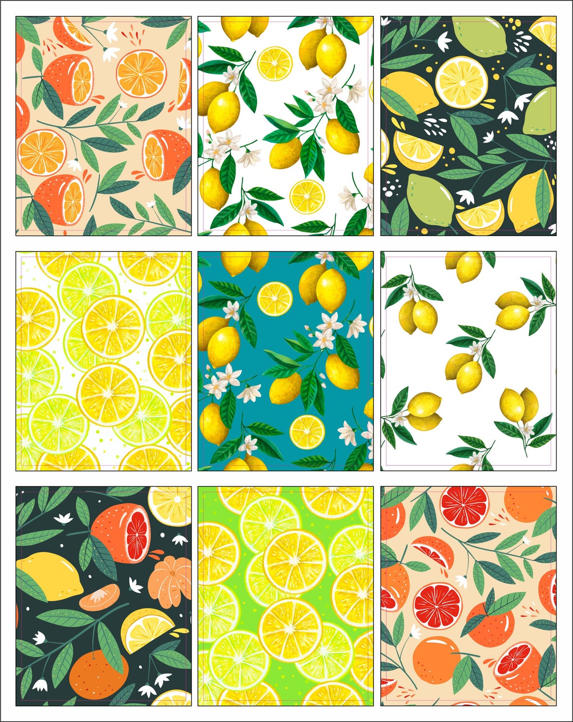 Citrus Lemon Add on Planner Stickers Lemon Decorations - Etsy