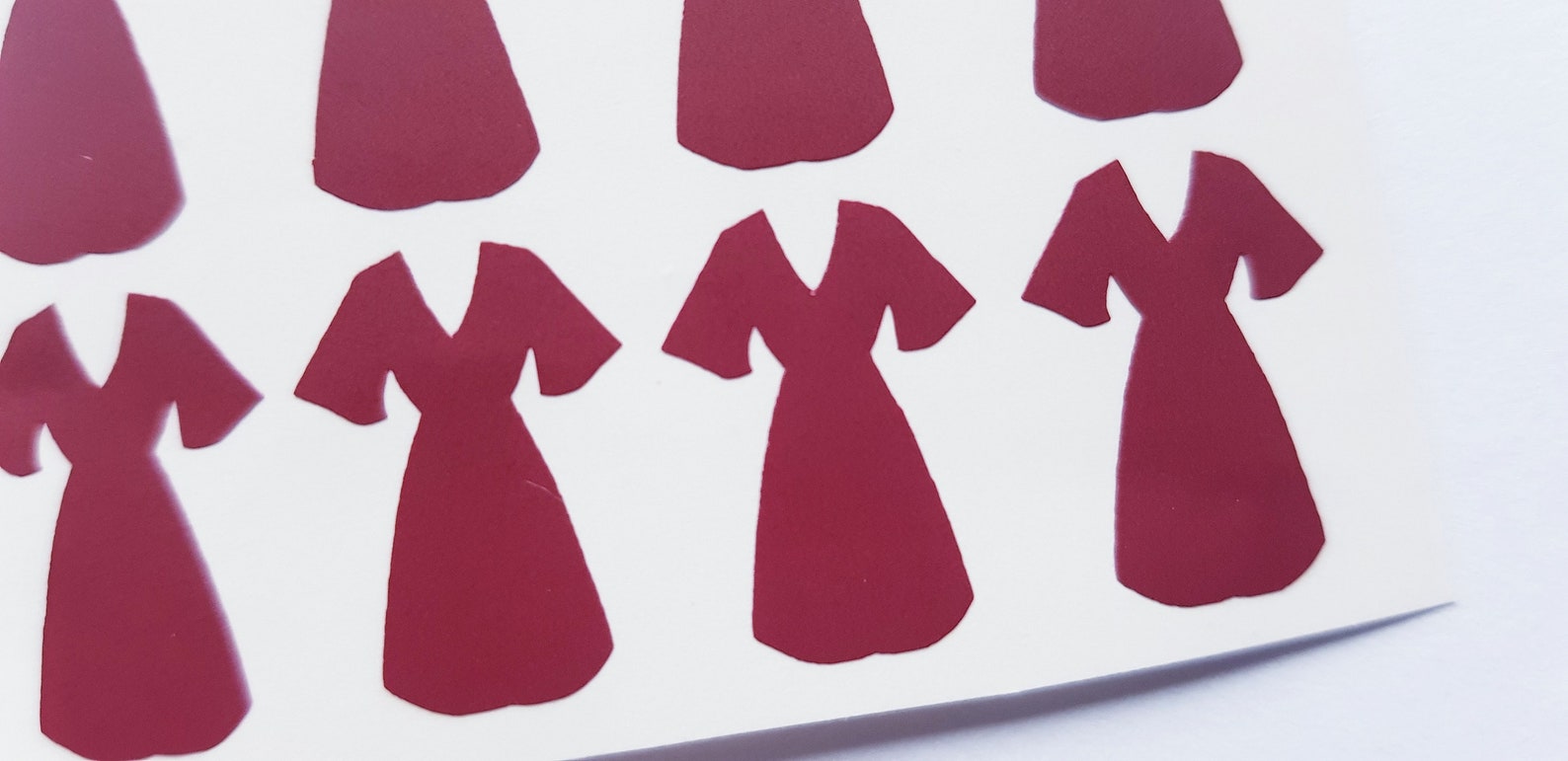 20 Dress Stickers Dress Decals Envelope Seals Party | Etsy