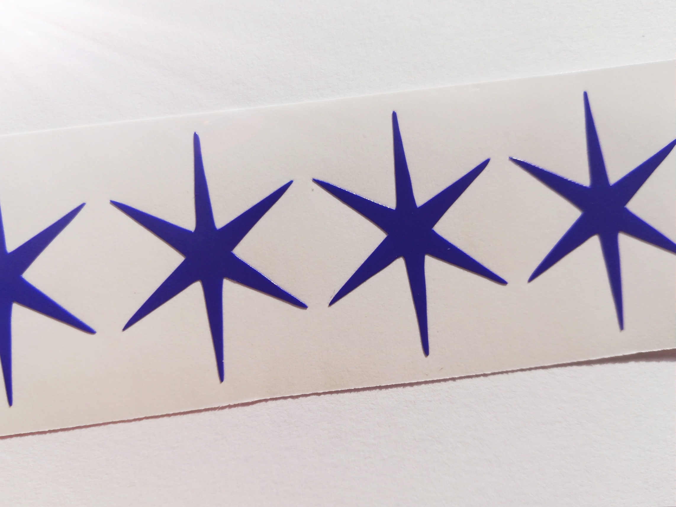 20 Christmas Star Stickers Star Decals Nursery Decor Wall - Etsy