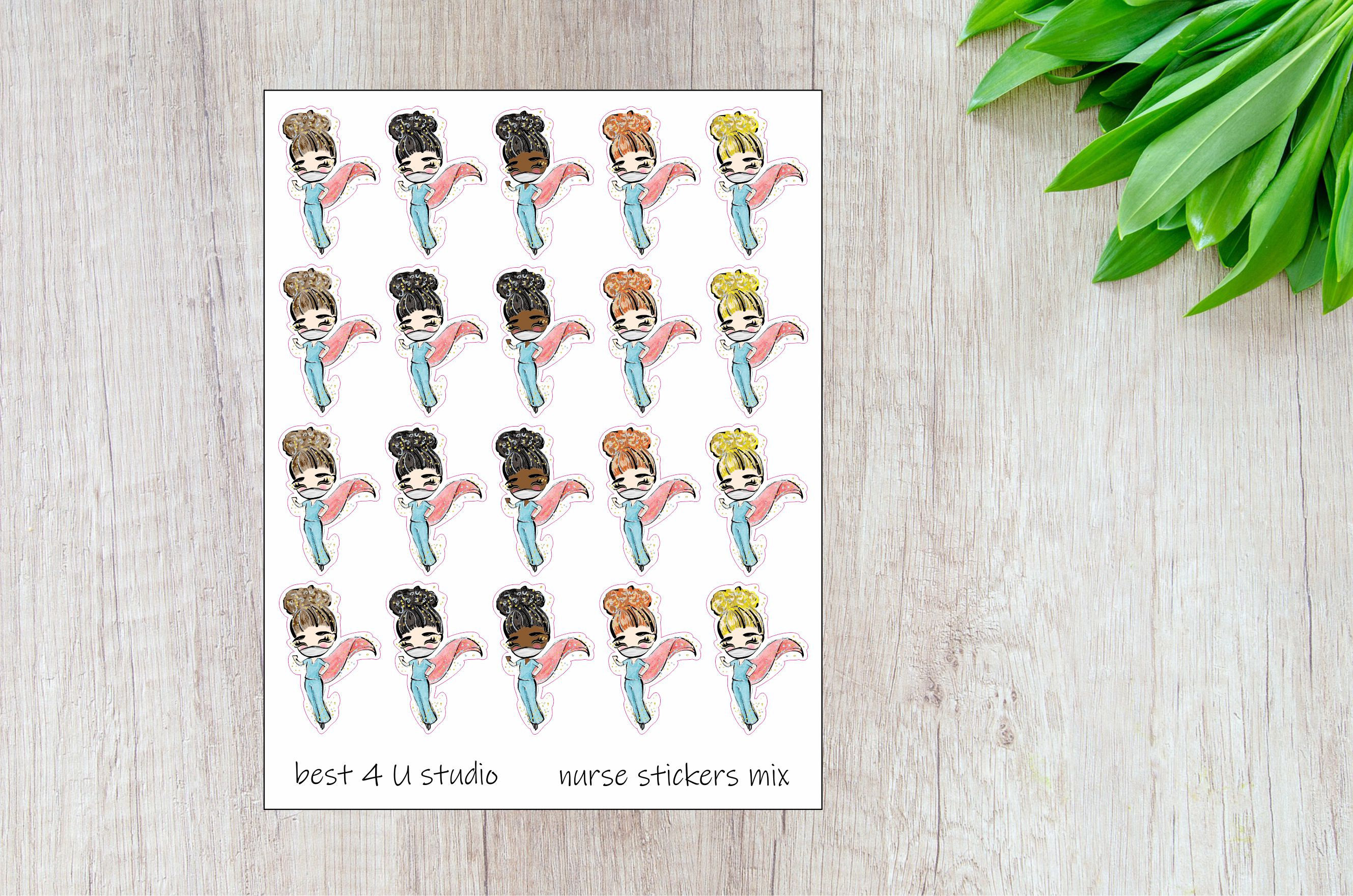 Nurse stickers Doctor stickers. Medical stickers Medicine | Etsy