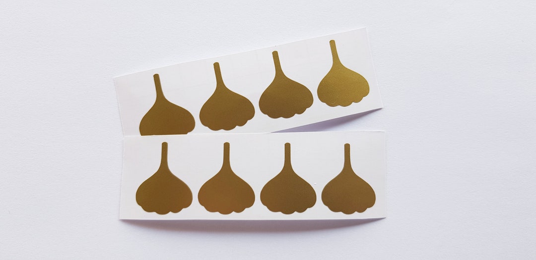 20 Garlic Stickers, Kitchen Decor - Etsy