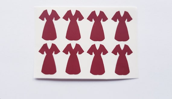 20 Dress Stickers Dress Decals Envelope Seals Party | Etsy