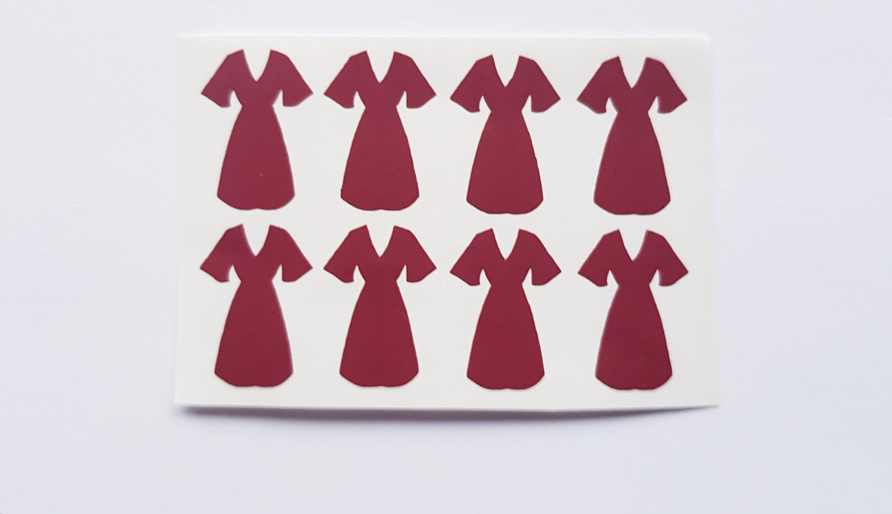 20 Dress stickers Dress decals Envelope seals Party | Etsy