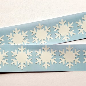 20 Winter Snowflake Stickers - Etsy