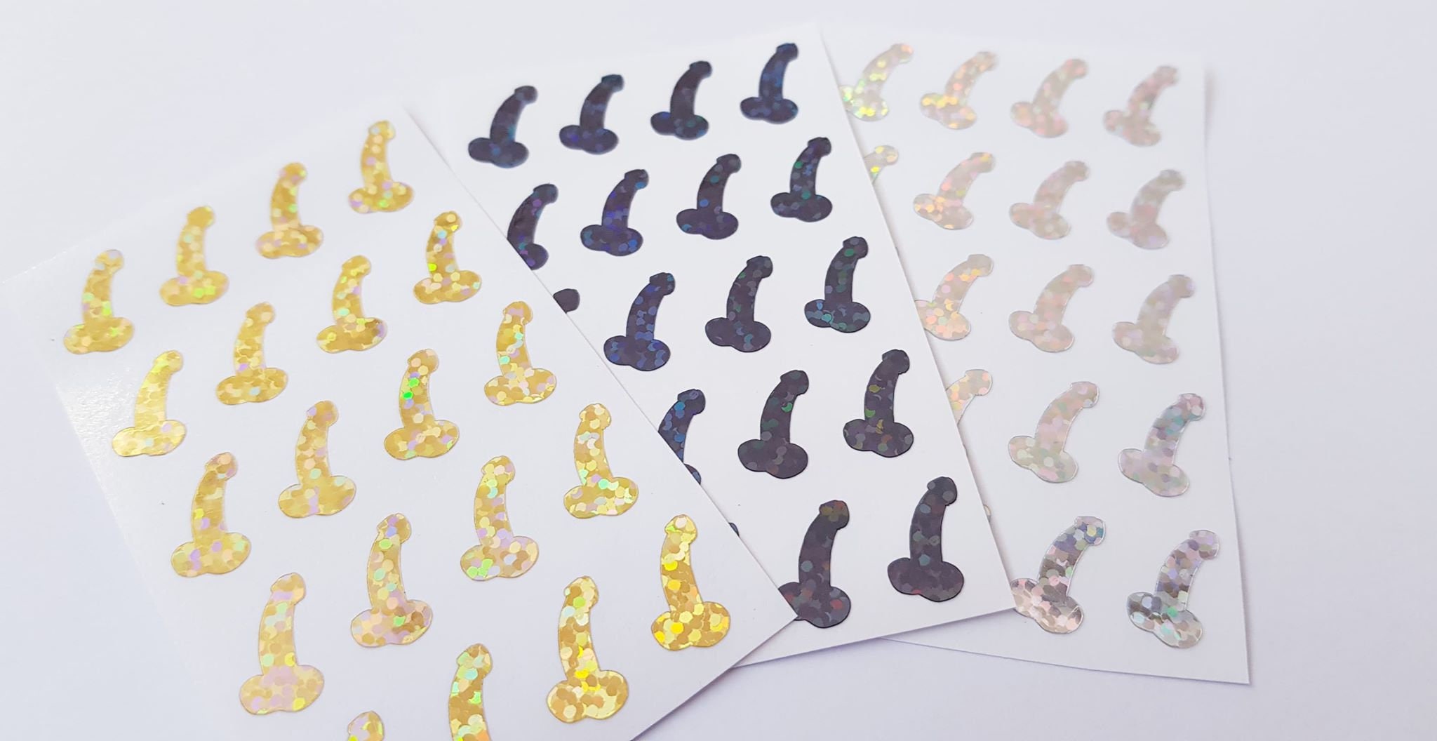 20 Holographic Penis Stickers Adult Content Labels - Etsy Australia