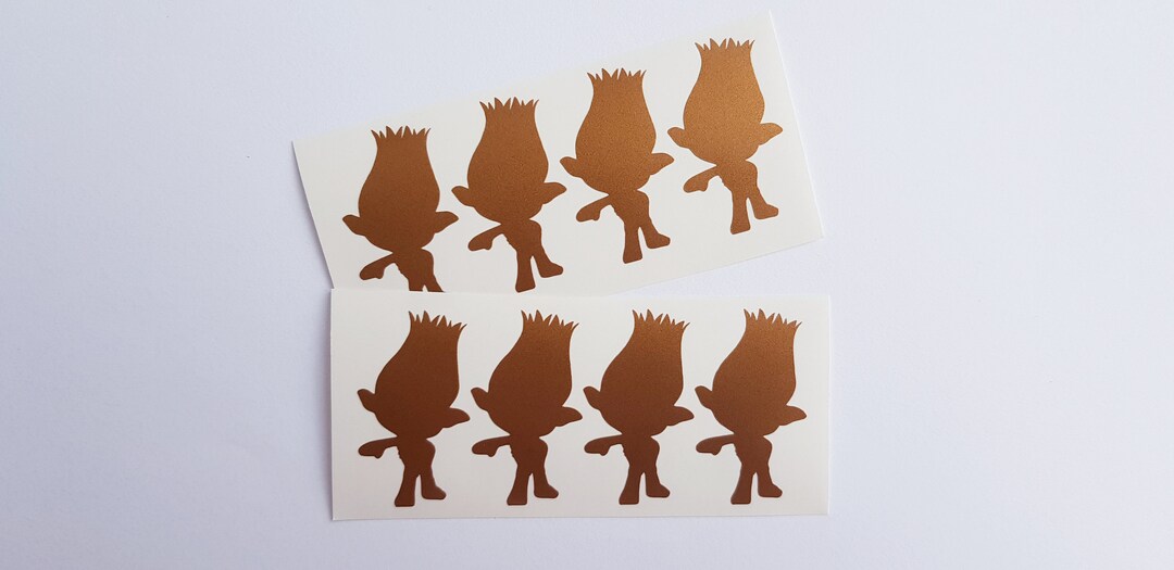 20 Troll Boy Stickers, Troll Decals, Nursery Decor, Wall Decor ...