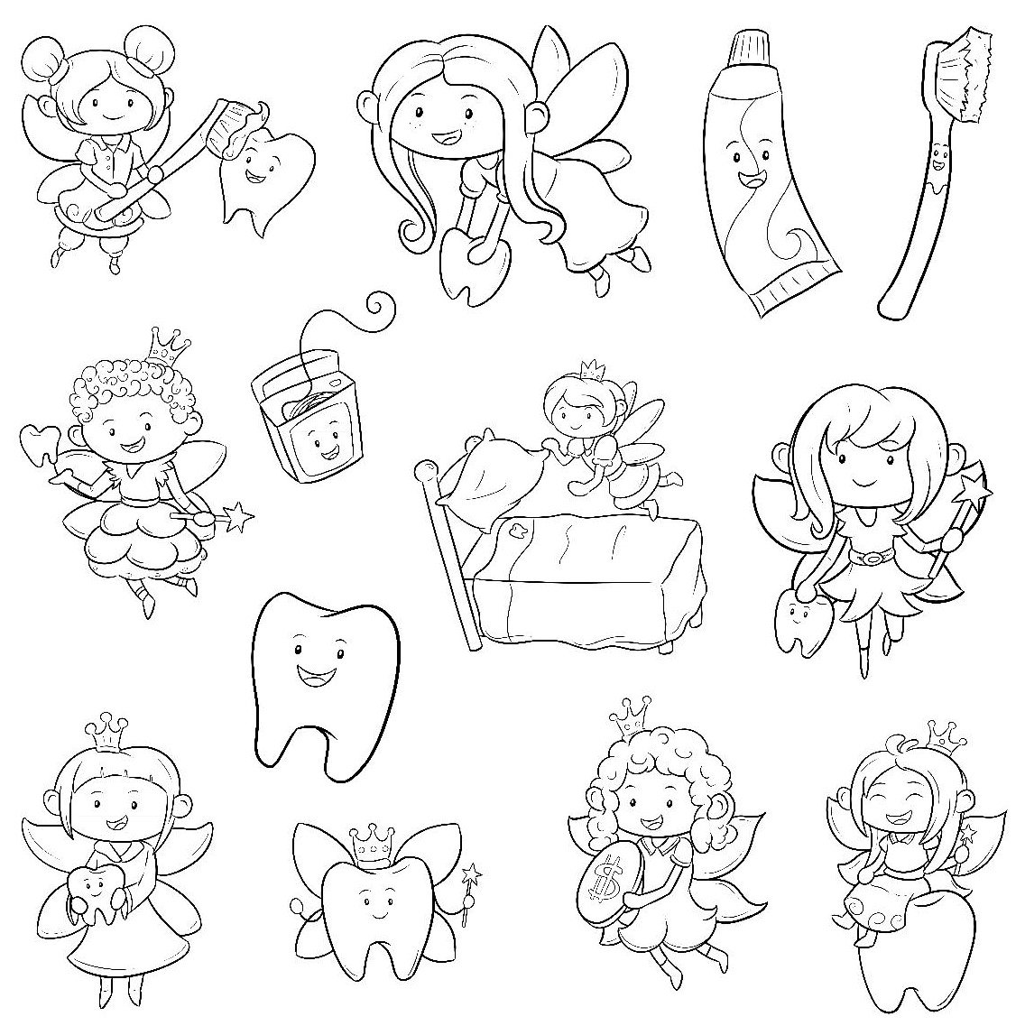 Paper, Party & Kids Scrapbooking Stickers Color your own stickers Kids ...