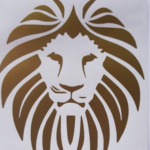 Lion Decal, African Lion Wall Design, King of the Jungle, Lion - Etsy