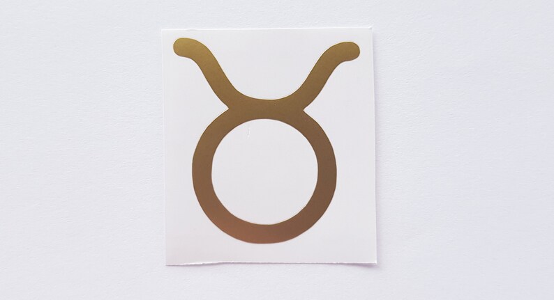 Taurus Decal Zodiac Decal Astrology Sticker Laptop Sticker - Etsy