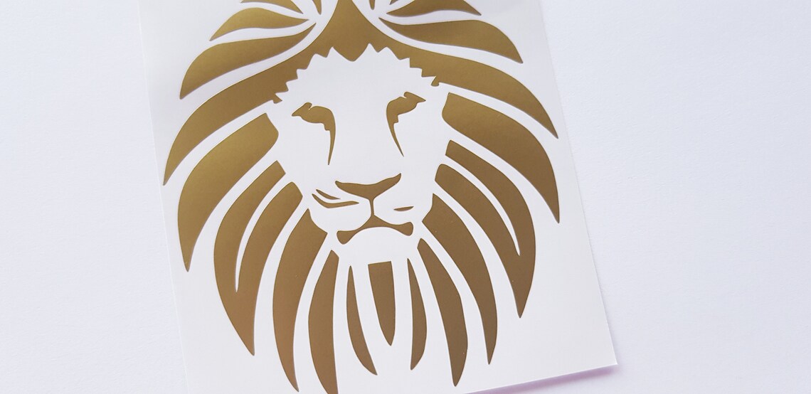 Lion Decal African Lion Wall Design King of the Jungle Lion - Etsy