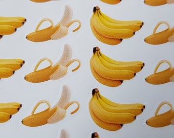 Banana Sticker for Laptop, Cute Banana Peel Decal, Laptop Banana ...