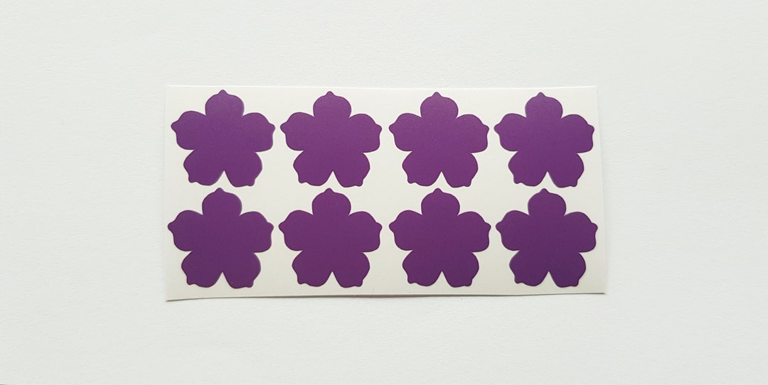 20 Flower Stickers Flower Decals Nursery Decor Wall Decor - Etsy