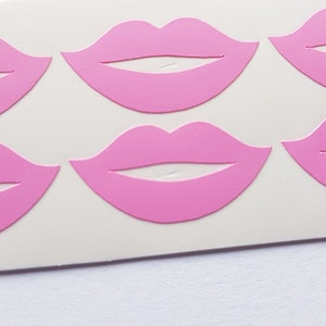 20 Lips Stickers, Kisses Stickers, Red Lips Stickers, Removable ...