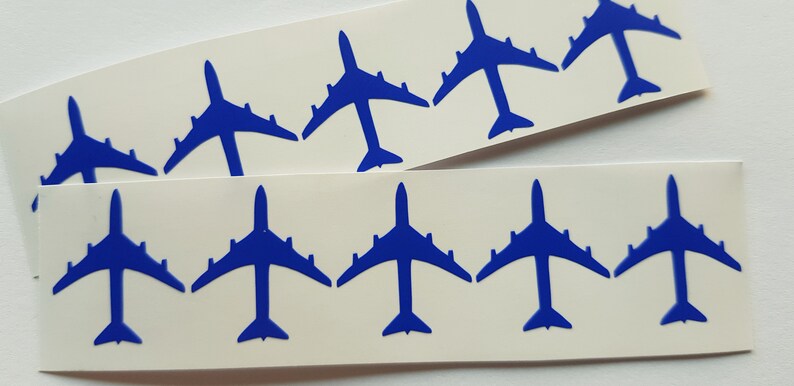 20 Airplane Stickers Airplane Decor Airplane Decal Plane - Etsy