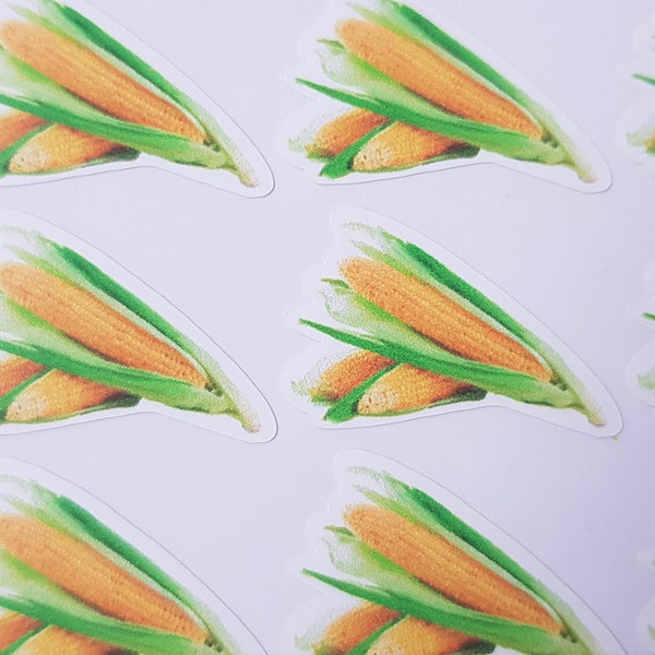 Corn Stickers - Etsy