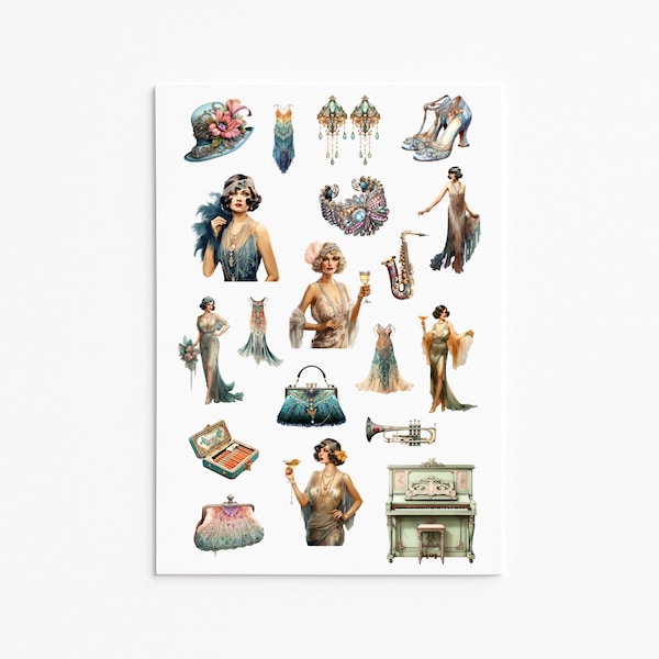 1920s Stickers - Etsy