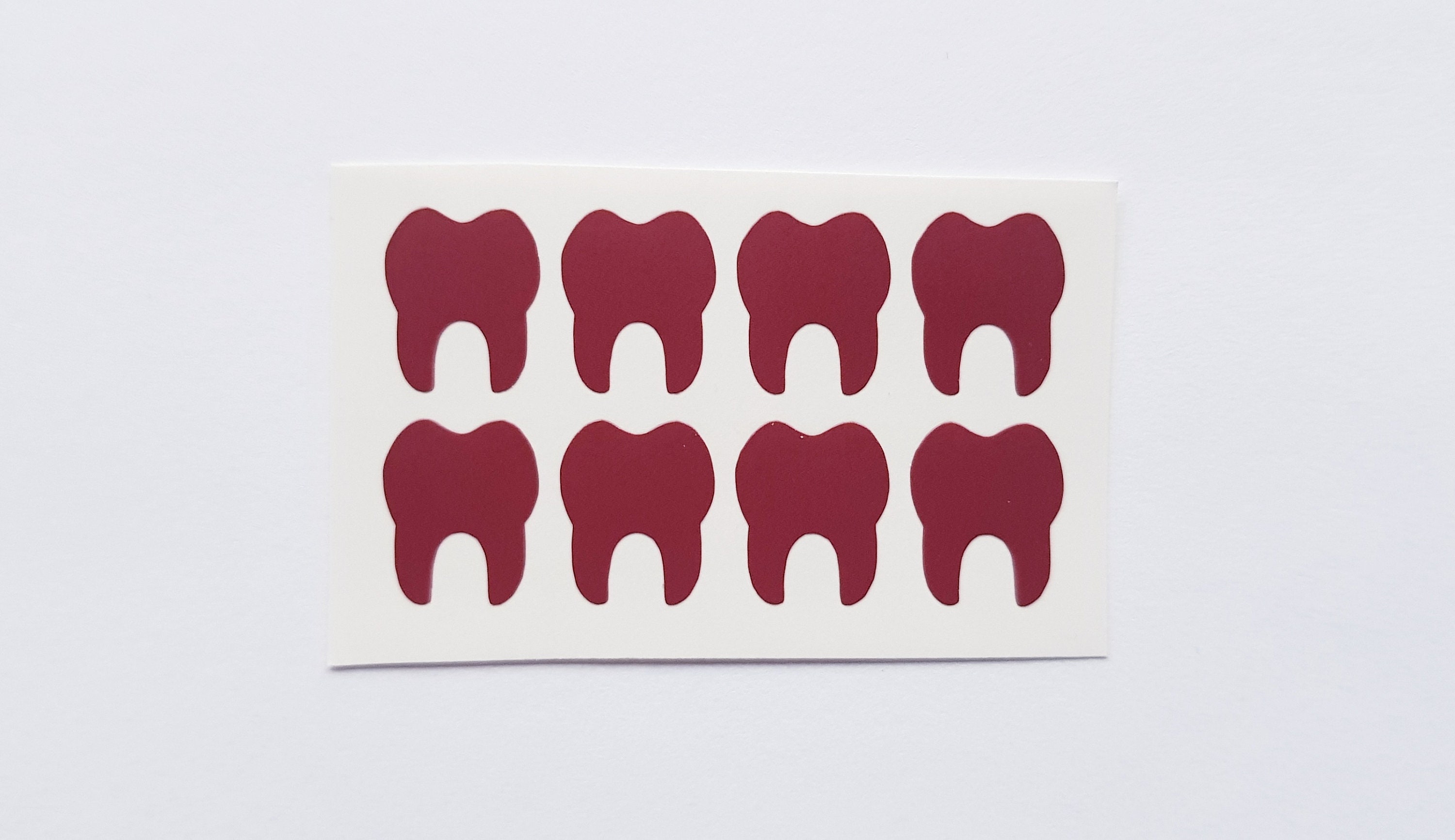 20 Tooth stickers Teeth stickers Dentist stickers | Etsy