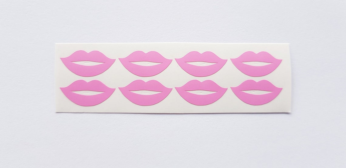 20 Lips Stickers Kisses Stickers Red Lips Stickers - Etsy