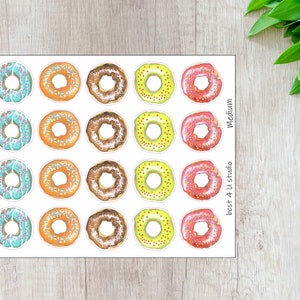 Doughnut Stickers, Donut Stickers, Planner Stickers, Happy Planner ...