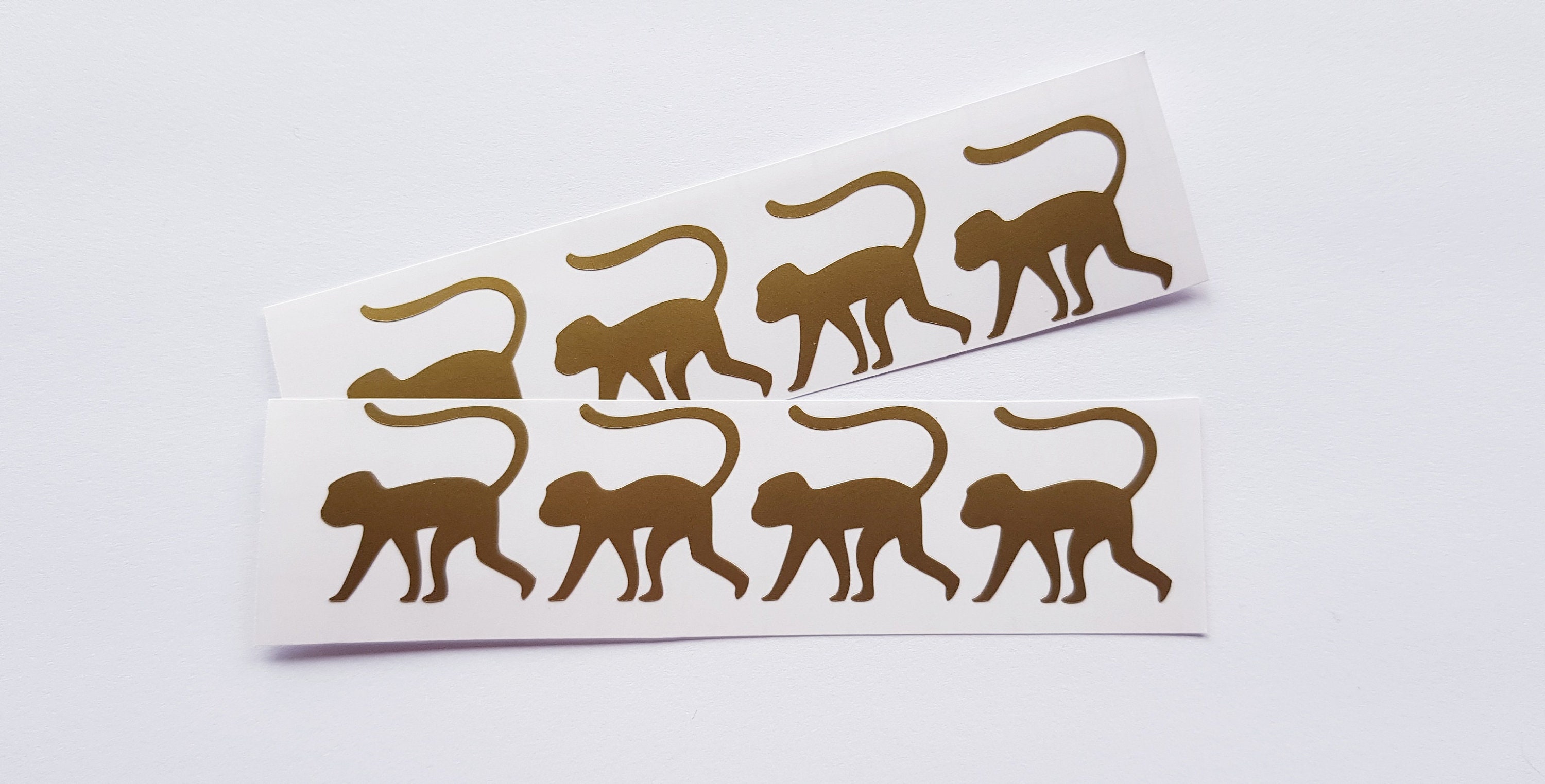 20 Monkey Jungle Nursery Wall Decor Stickers | Etsy