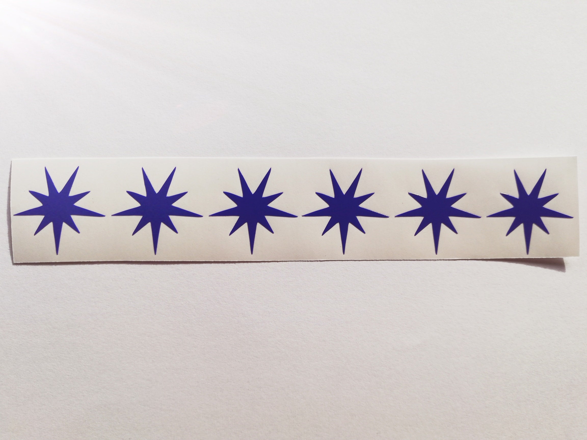 20 Christmas Star Stickers Star Decals Nursery Decor Wall - Etsy